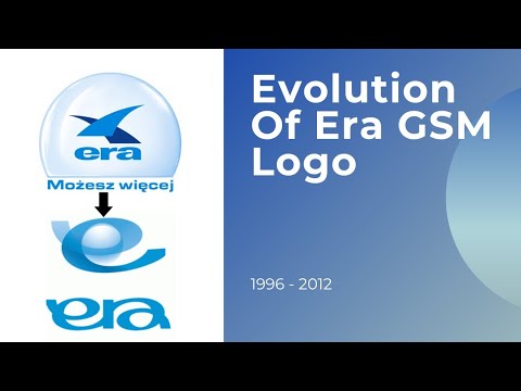 Evolution Of Era GSM Logo | 1996 - 2012 - YouTube