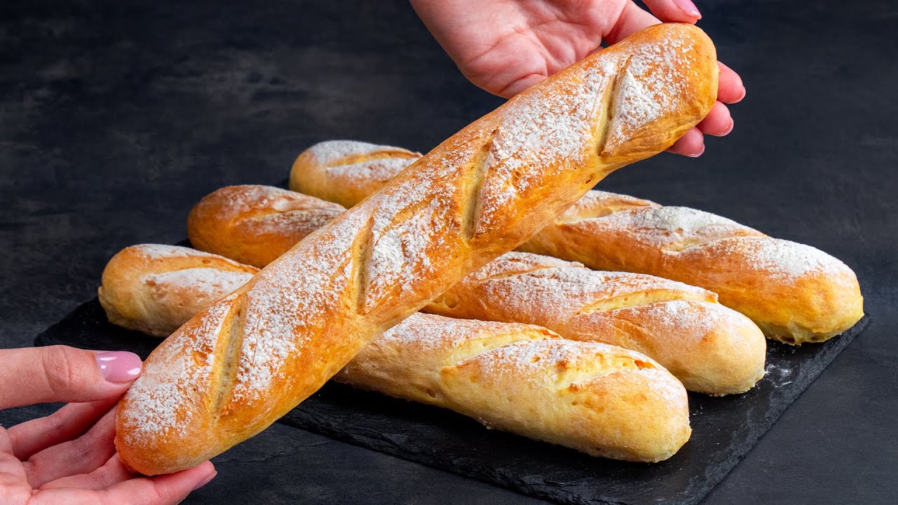 Las barras de pan francesas, te conquistarán a la primera. Crujiente y ...