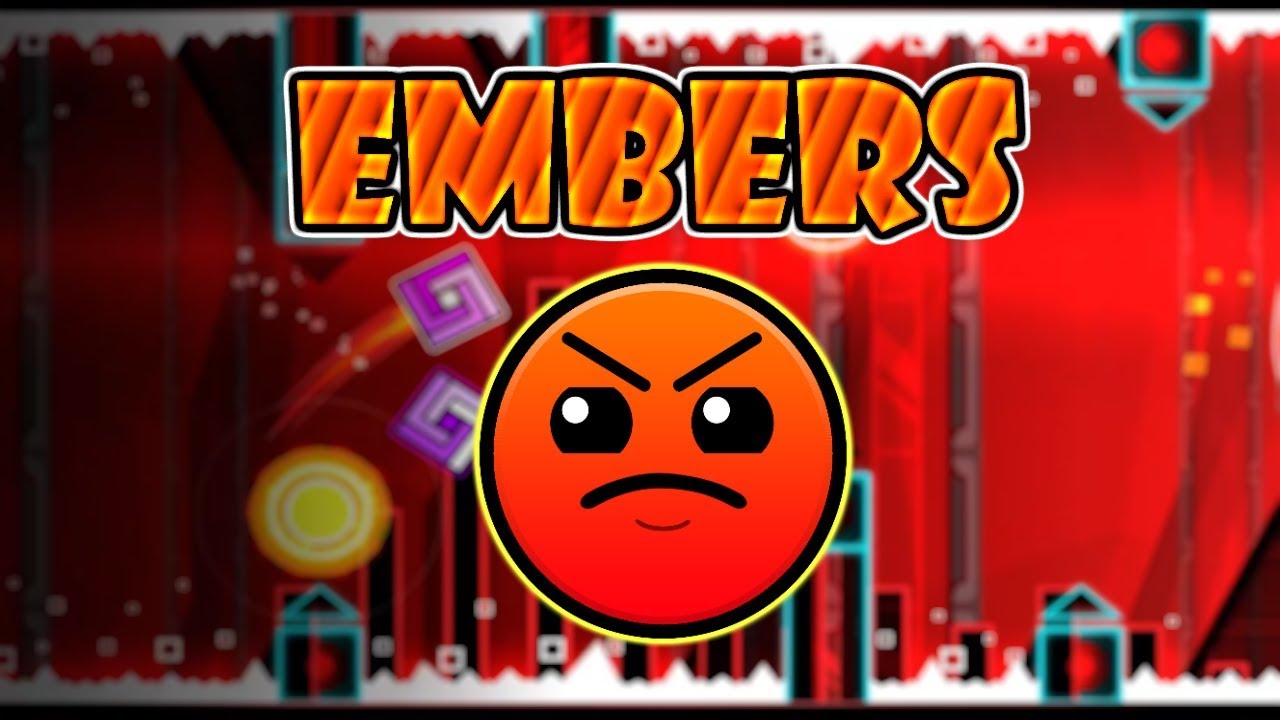 Geometry Dash - Embers (Harder Level) - YouTube