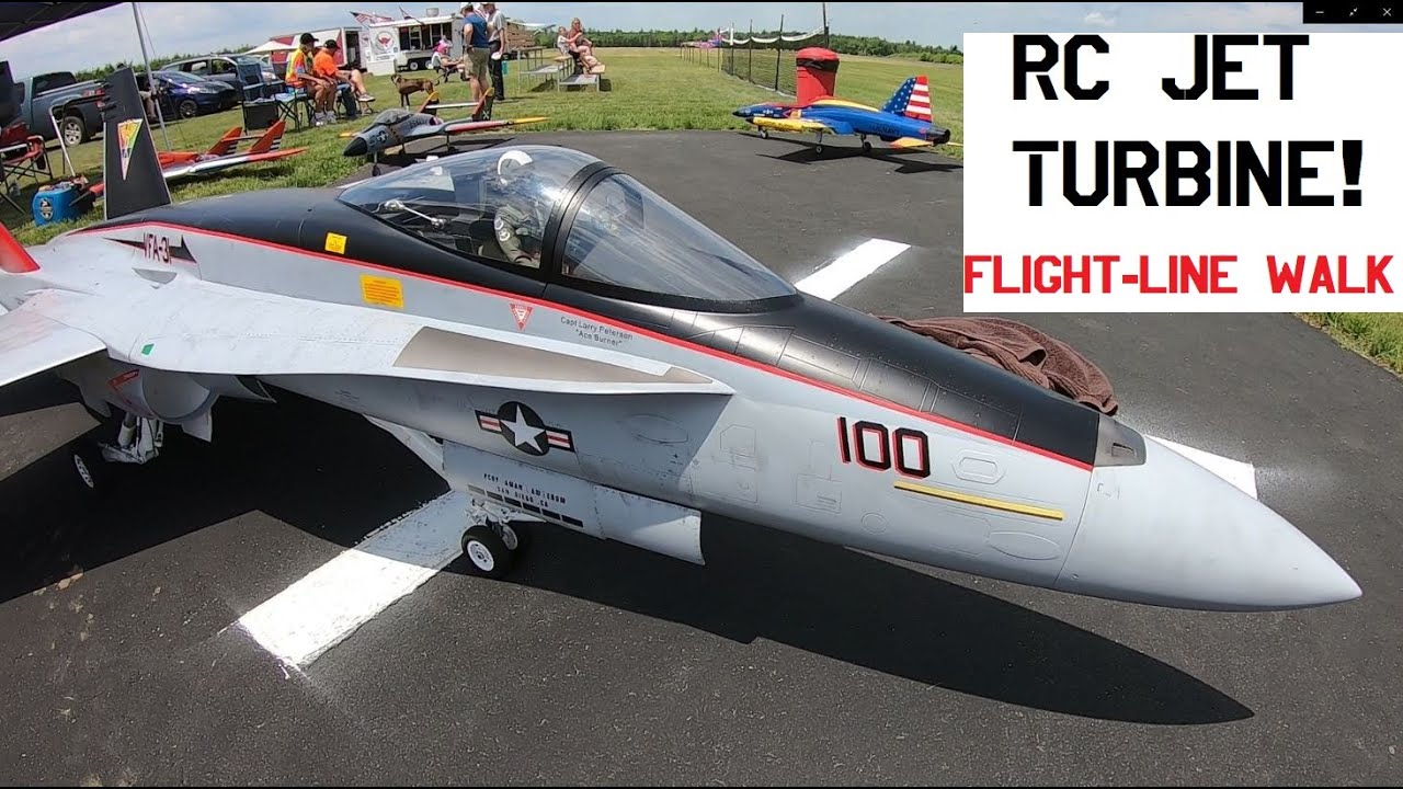 RC Jet Turbine! / Flight-line Walk - YouTube