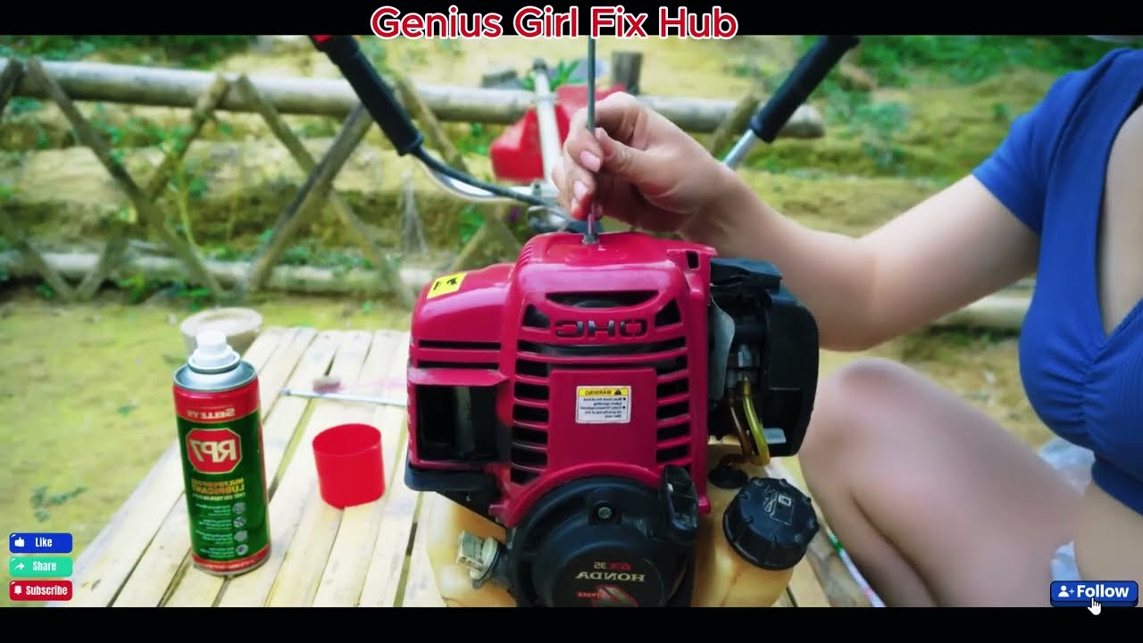 Unbelievable Comeback: I Revived the Broken Lawn Generator! \ Genius Girl Fix Hub - YouTube