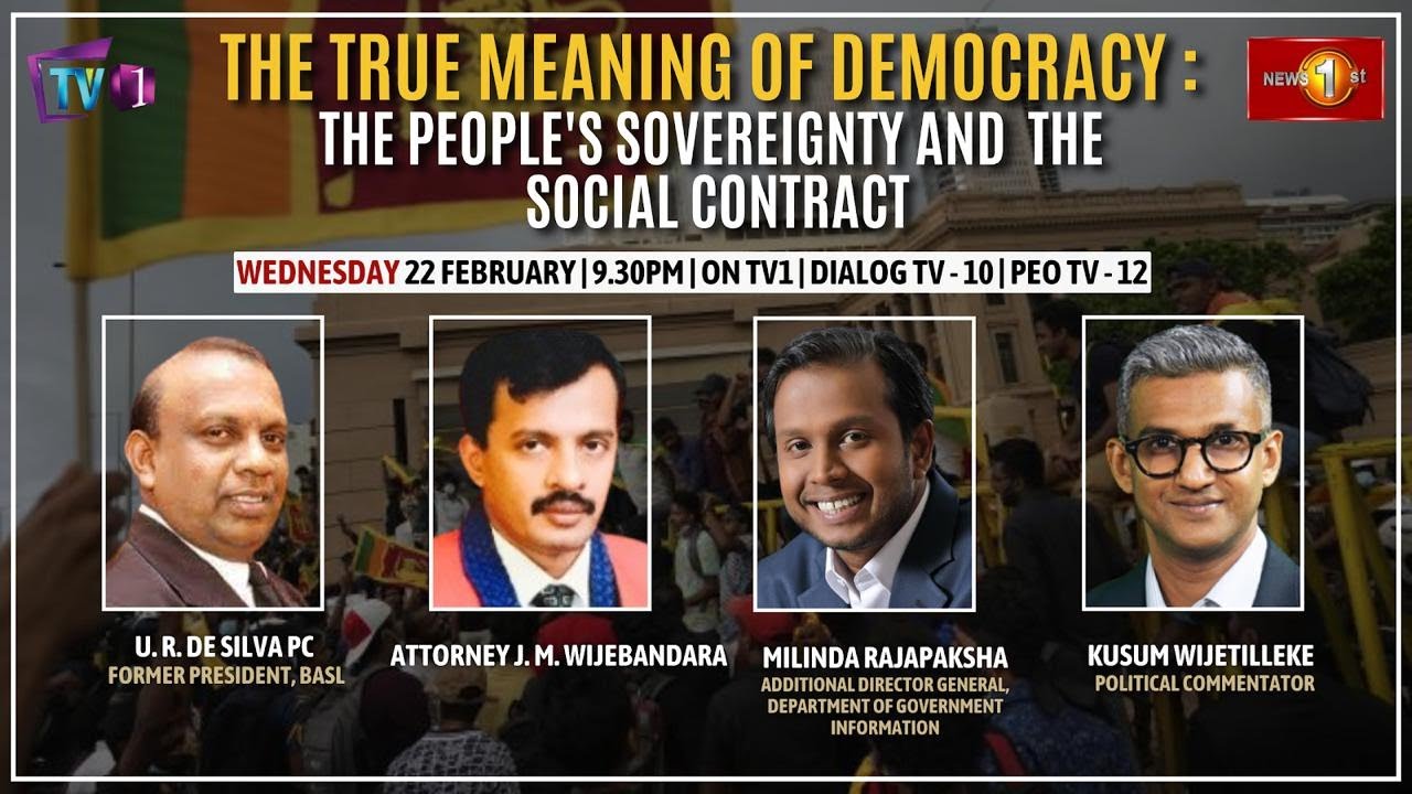 The True Meaning of Democracy: The People's Sovereignty and the Social ...