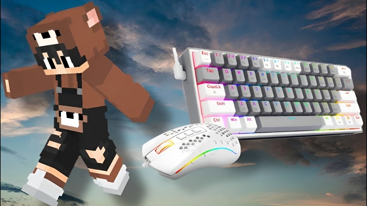 MELHOR TECLADO E MOUSE PARA JOGAR MINECRAFT - YouTube