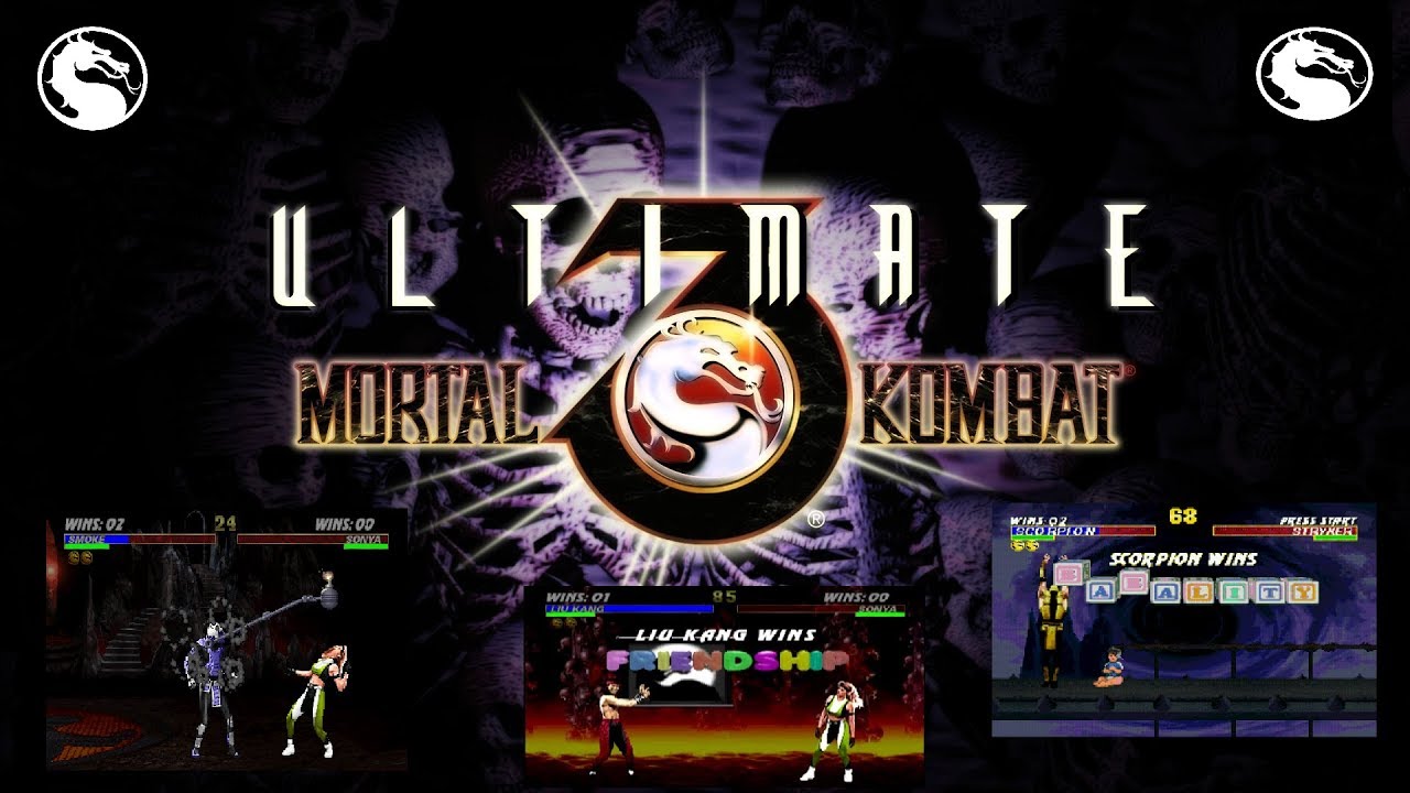 UMK3 (SNES) - ALL FATALITIES, FRIENDSHIPS AND BABALITIES - YouTube