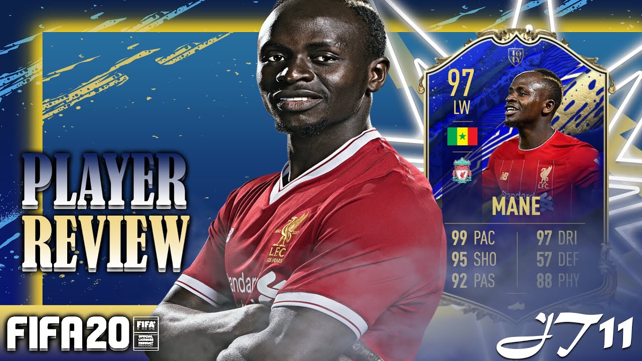 FIFA 20 TOTY MANE 97 PLAYER REVIEW - YouTube