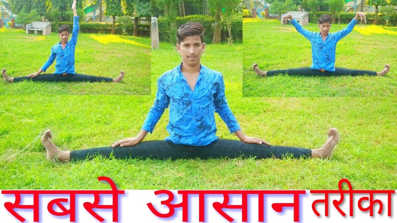 👉 सबसे आसान Side Split 3 steps in Hindi"martialart stretching kaise kare"(Side Splits Tutorial ...