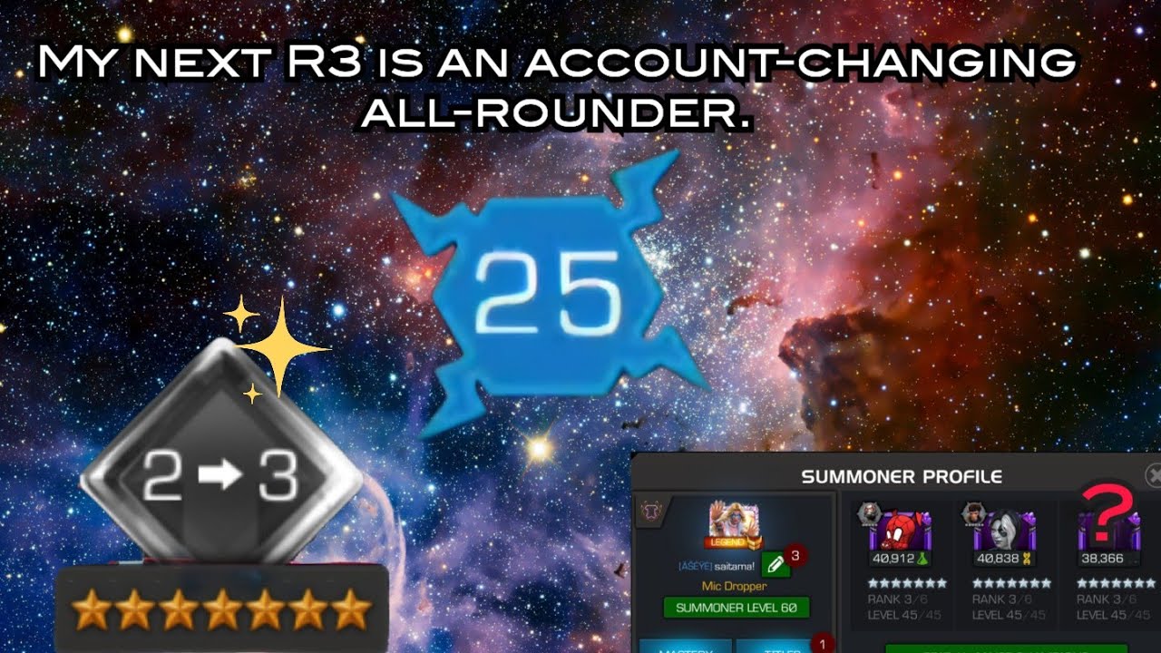 My Next R3 is Account changing; All-Rounder champ - YouTube