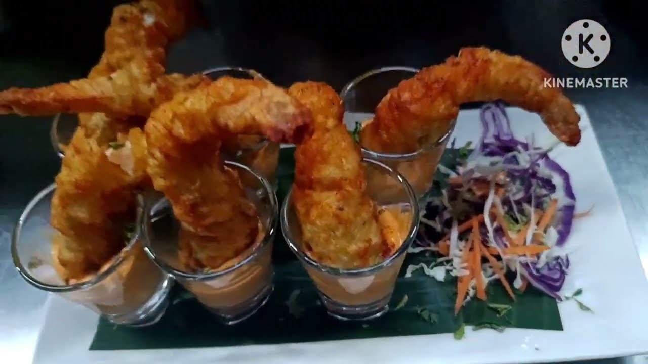 golden fry Prawn Recipe || How To golden Fry Prawns At process ...