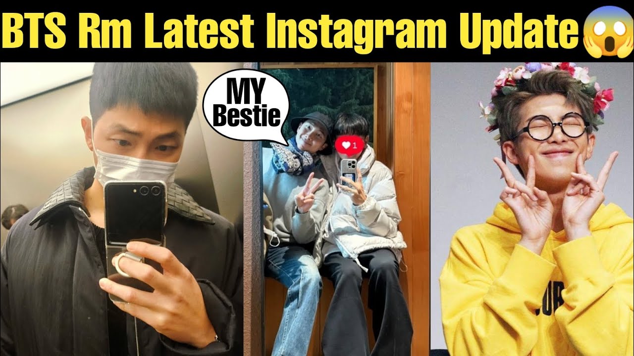 BTS RM Latest Instagram Update 2025 😱 BTS RM Share Instagram Pics 🔥 BTS ...