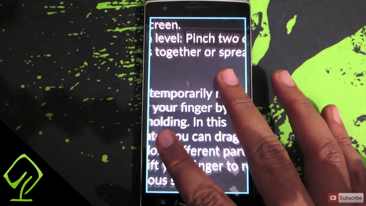 How to use Magnification Gesture to make Text Larger and More Readable ...