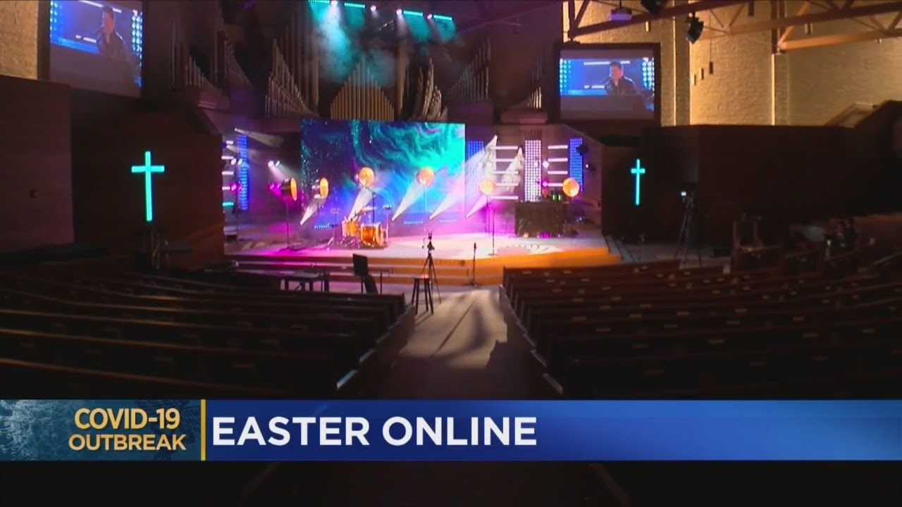 Churches Mark 'Virtual Easter' - YouTube