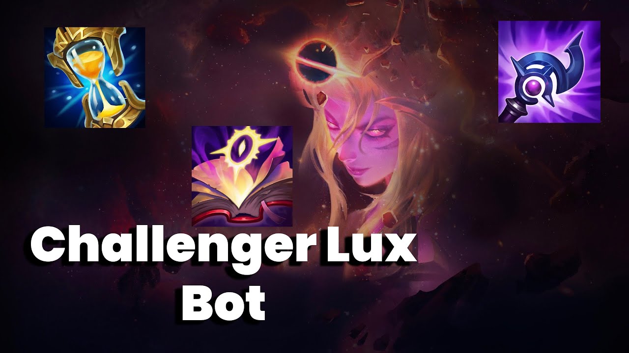 ZERO Death Lux Bot in Challenger | 12.15 - League of Legends - YouTube