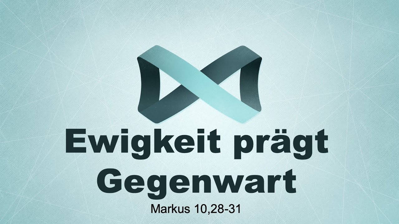 Ewigkeit prägt Gegenwart // Roland Penner - YouTube