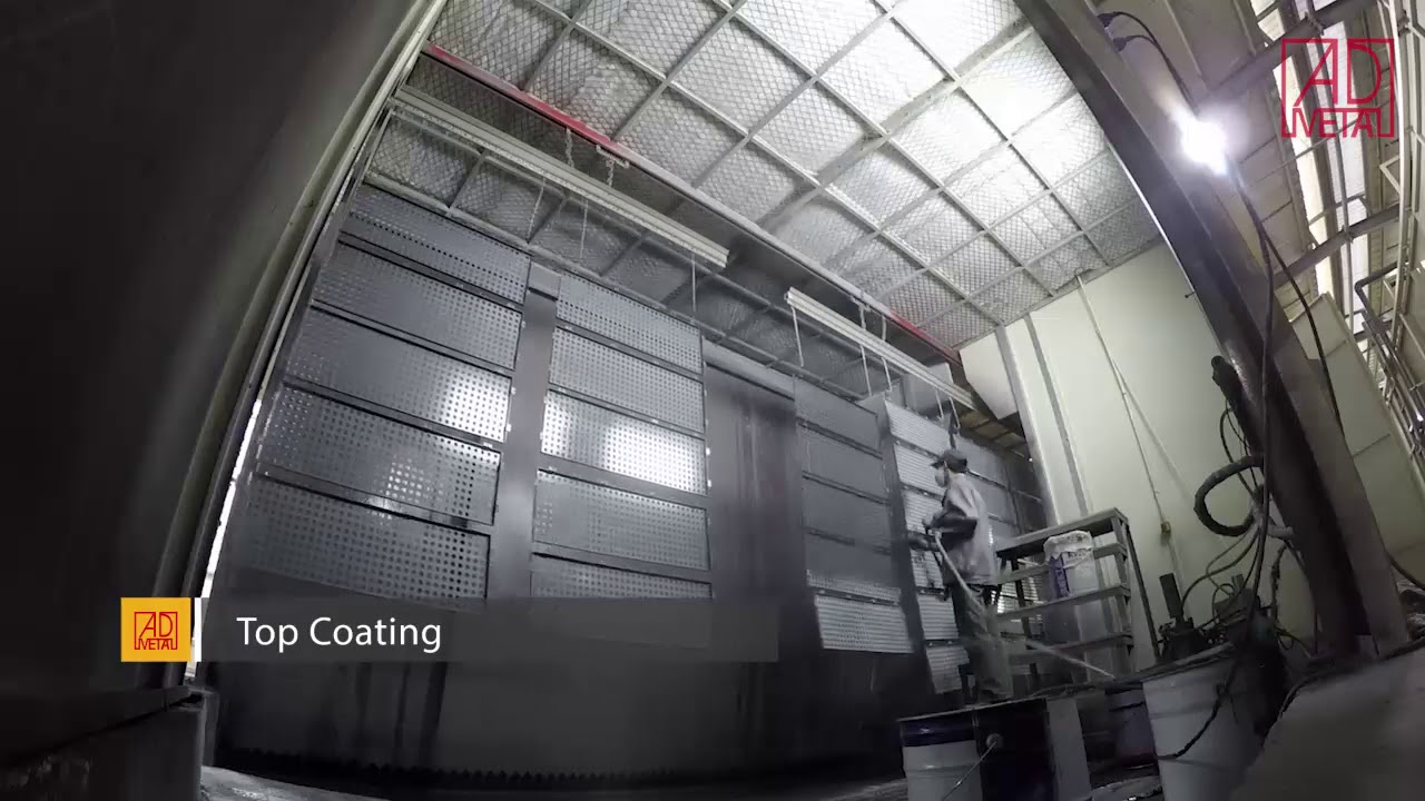 4 Aluminum Wall Panel / Screen Panel - Chromizing & Spray coating ...