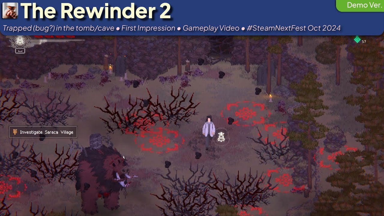 The Rewinder 2 (Demo) -First Impression-Gameplay(Trapped (bug?) in the ...