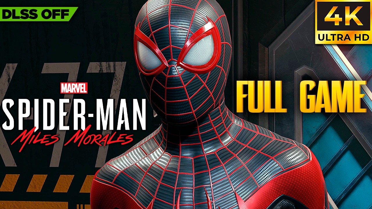 Spider-Man: Miles Morales Full Gameplay Walkthrough Full Game (No DLSS ...