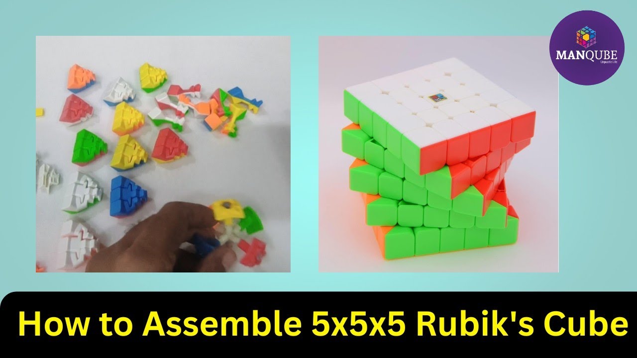 How to assemble 5x5x5 Rubik's Cube | 5x5 Rubik's Cube Assembly | How to disassemble 5x5x5 Cube ...