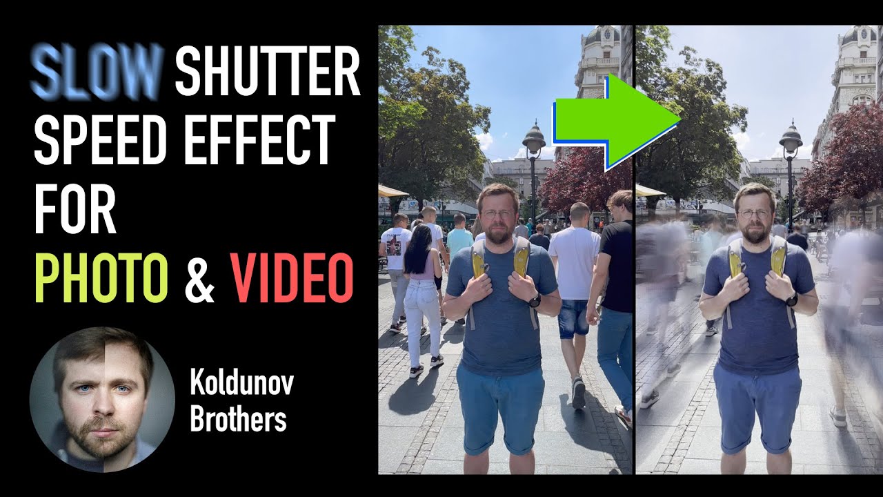 Slow Shutter Speed Effect. Photo and Video - YouTube