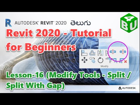 how to use Split tool in Revit | Split Elements in Revit | Using the ...