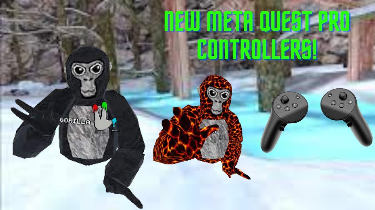 Playing in comp Lobby's with my broken Meta quest pro controllers ...