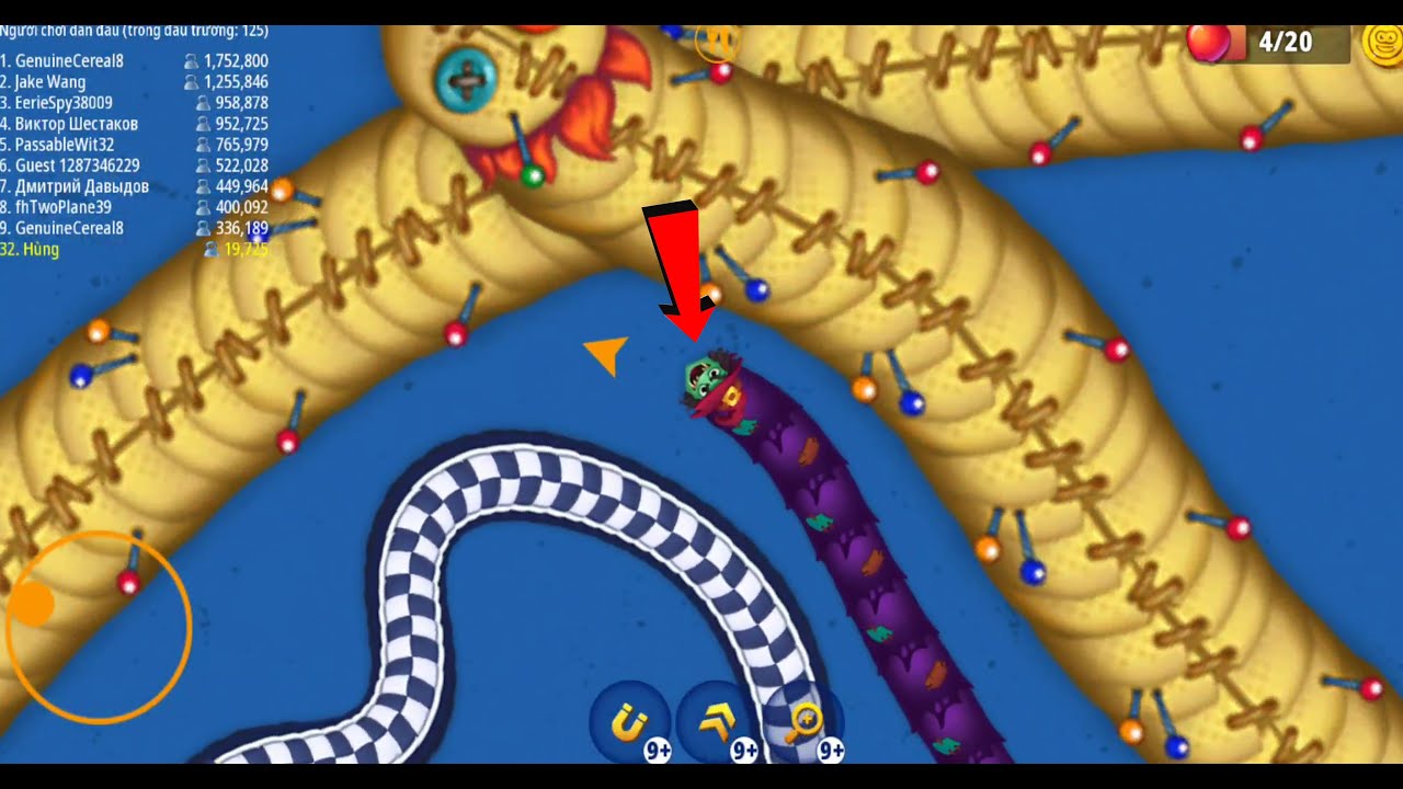 🐍 WORMATE ZONE.IO || Rắn Săn Mồi #615 BIGGEST SNAKE | Epic Worms Zone ...