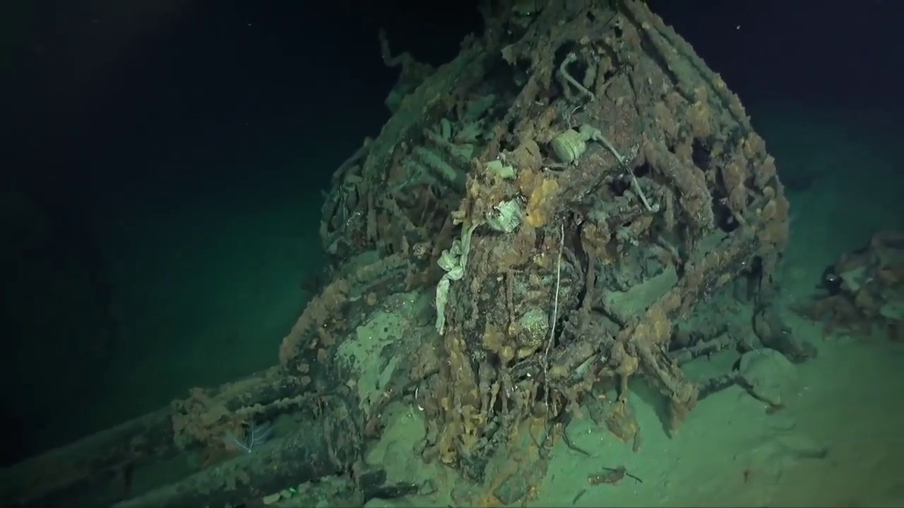 Wreckage From WWII Japanese Battleship Hiei Discovered by R/V Petrel ...