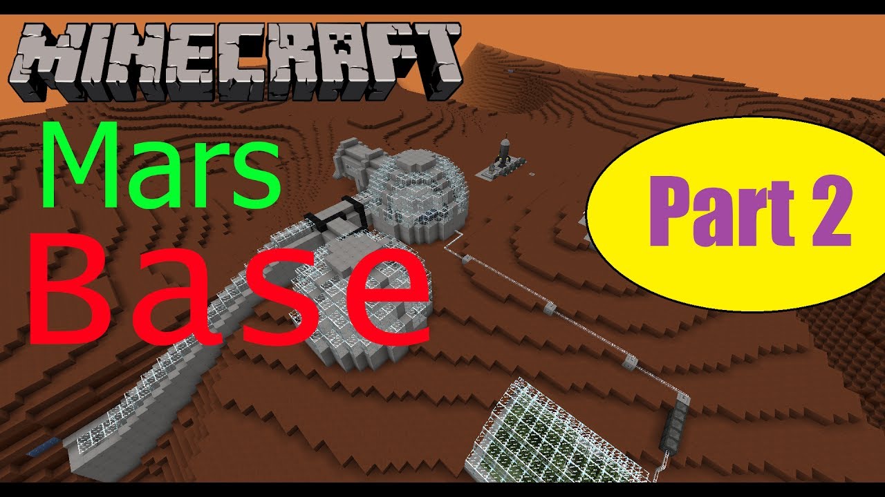 Expanding the MINECRAFT MARS BASE! - YouTube