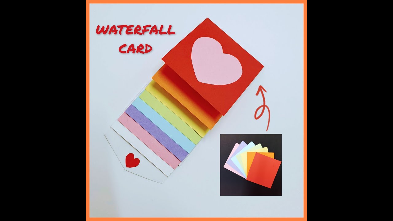 Waterfall Card Tutorial for Beginners | DIY - YouTube
