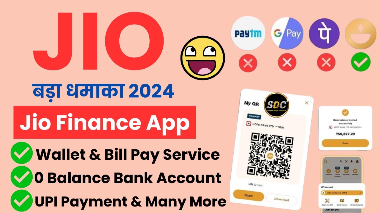 Jio Finance App 2024 - Wallet, UPI, Recharge, Fastag & Bank Account ...