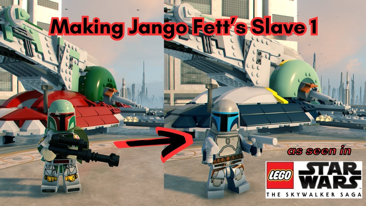 How to Build Jango Fett's Slave 1 from Lego Star Wars the Skywalker ...