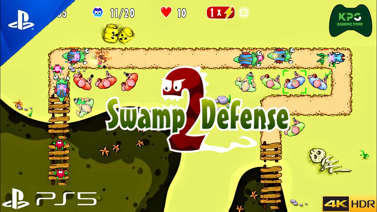 Swamp Defense 2 (PS5) - Gameplay 4K - YouTube