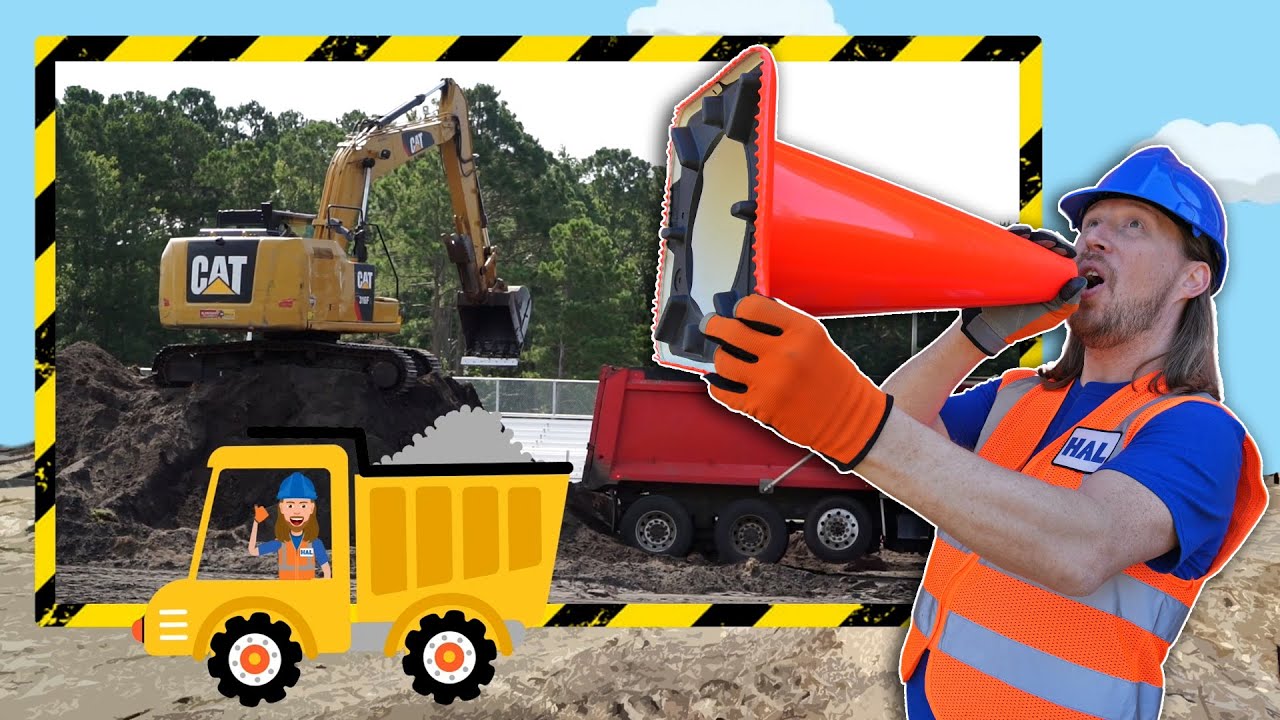 Construction Song | Handyman Hal uses Diggers at Diggerland - YouTube