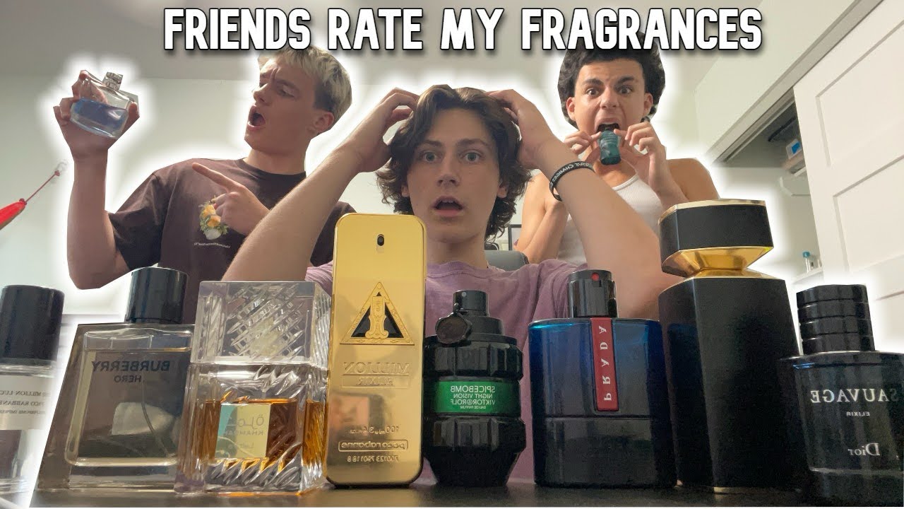 My friends rate my fragrances! - YouTube