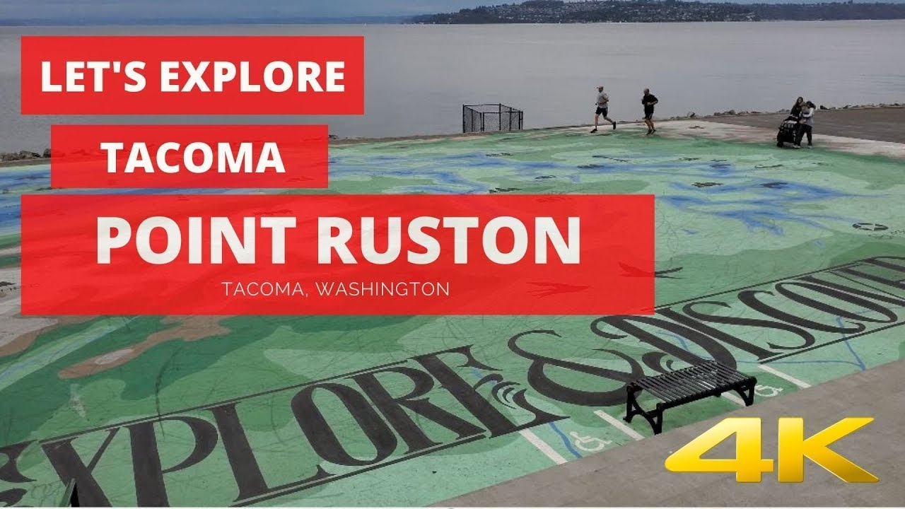 POINT RUSTON TACOMA LET'S WALK & EXPLORE WASHINGTON STATE IN 4K ASMR ...