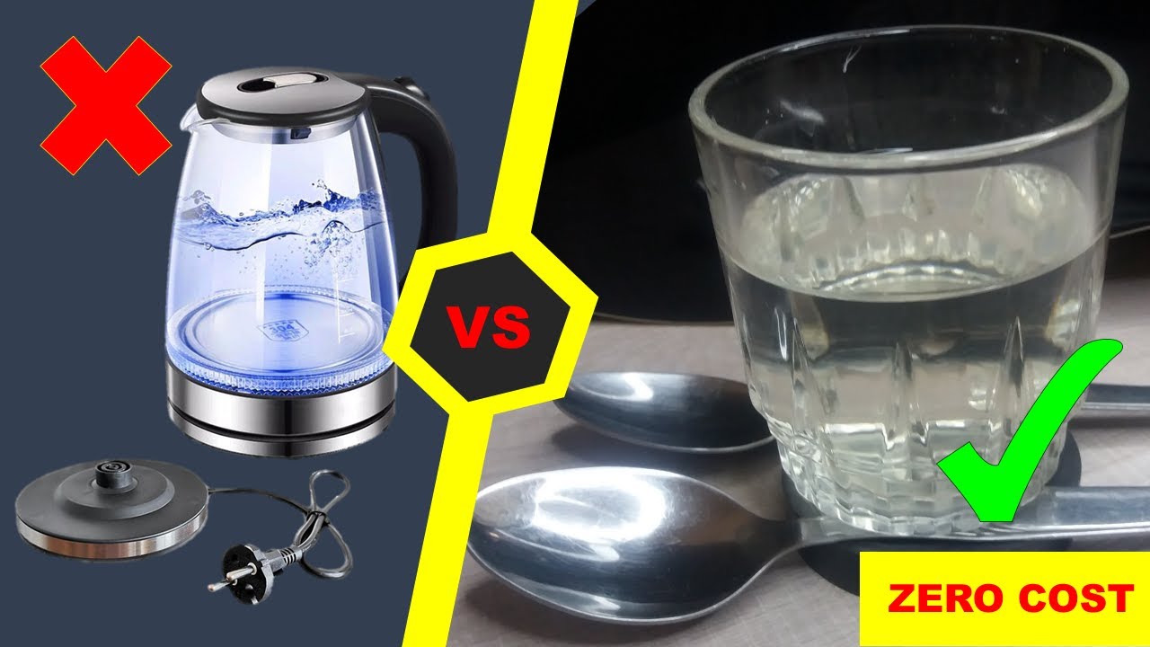How to Boil Drinking Water Using Spoons (Water Heater) - YouTube