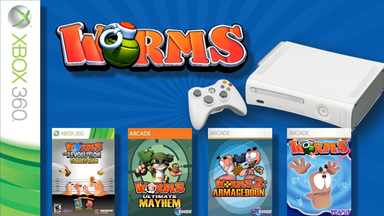Todos Los Juegos De Worms Para XBOX 360 - YouTube