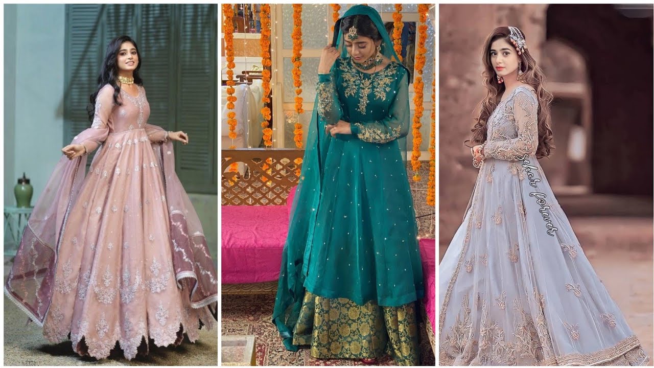 Rang Mahal Mahpara Dress designs | Fancy Long Frocks of Mahpara | Sehar ...