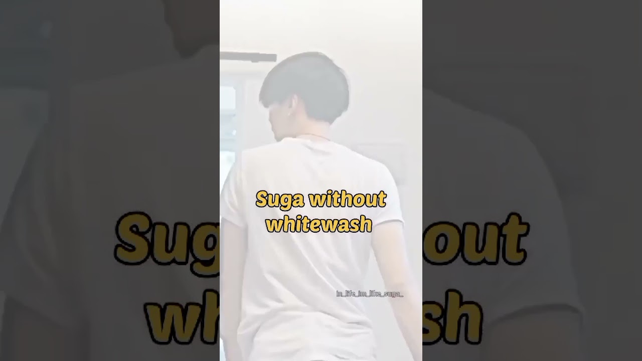 suga without whitewash #bts #shorts #btsarmy #suga - YouTube