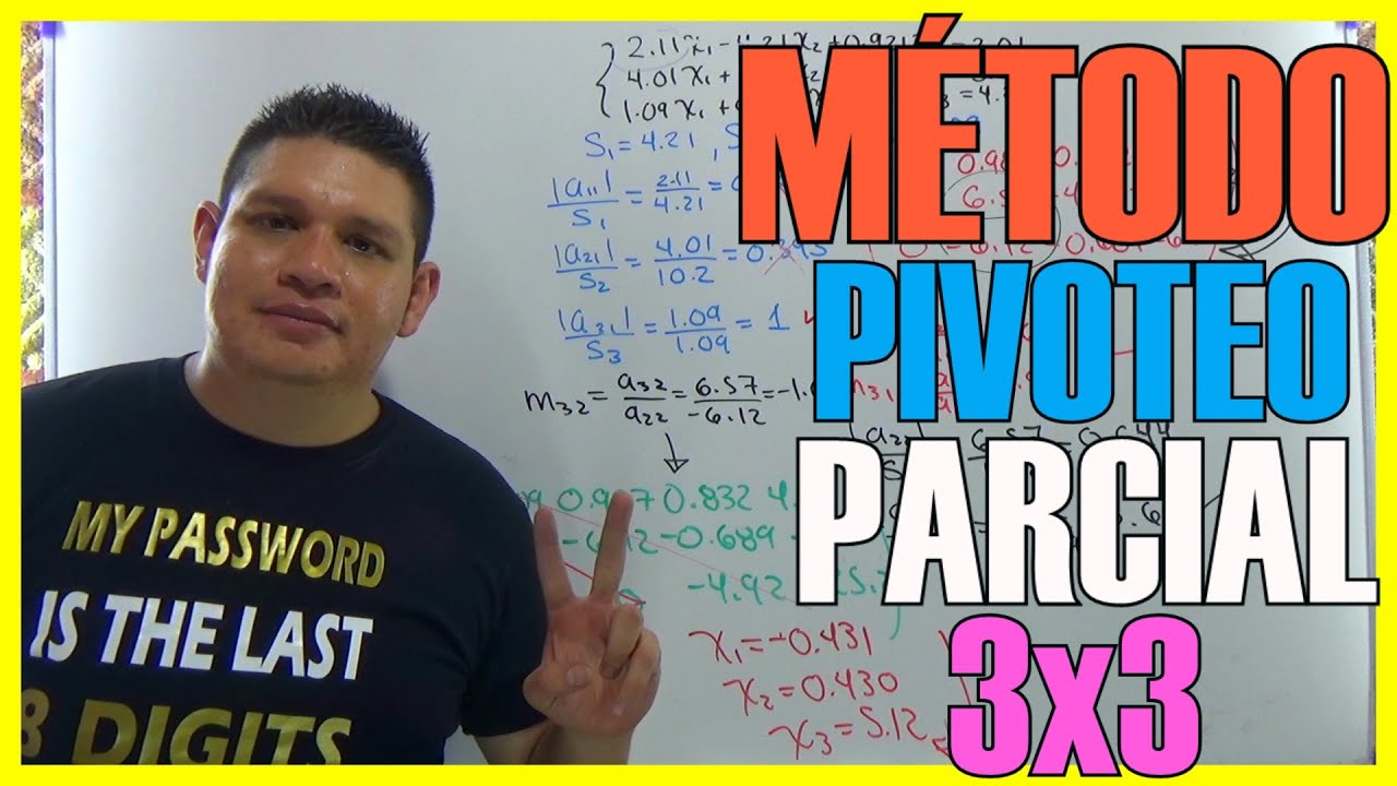 Pivoteo ESCALADO 3x3, Sistemas de Ecuaciones Lineales l Métodos ...