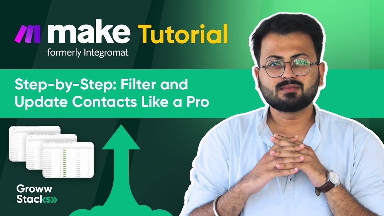 Step-by-Step: Filter and Update Contacts Like a Pro-Make.com - YouTube