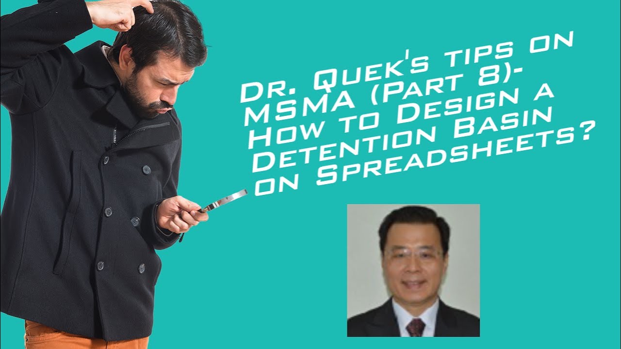 How to Design a Detention Basin on Spreadsheets Manual Saliran Mesra ...