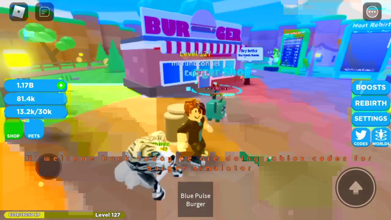 2020 codes for burger simulator roblox (working) - YouTube
