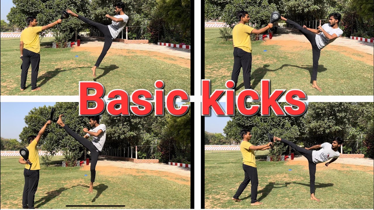 Basic kicks for beginners - YouTube