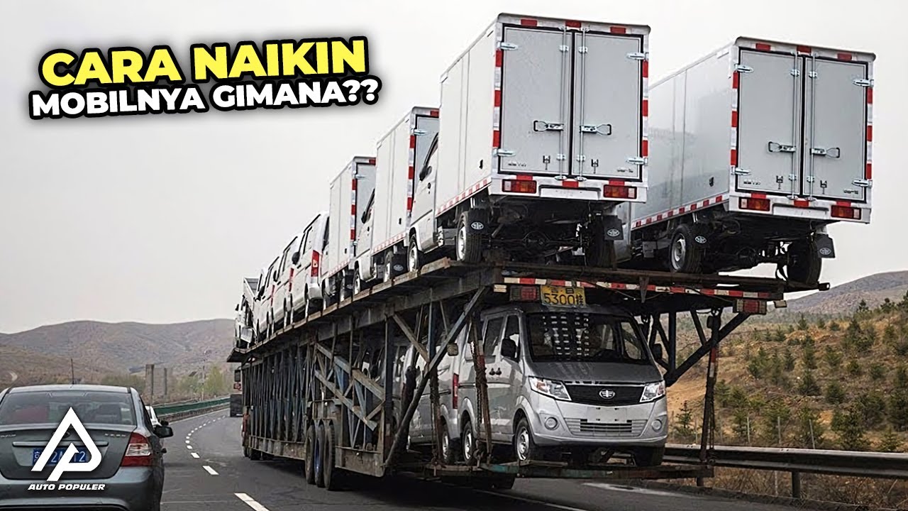 Pengangkut Mobil Paling Gokil! Butuh Skill Khusus Mengemudikan Truk Ini ...