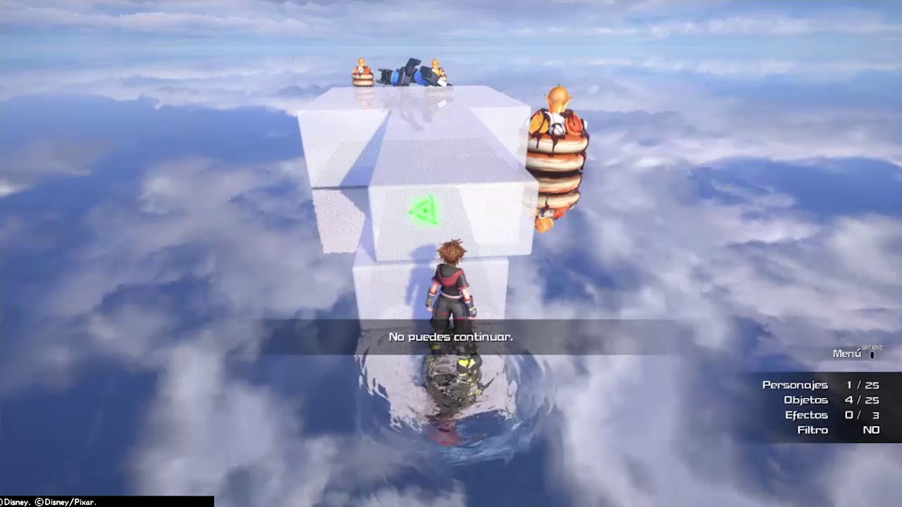 Kingdom Hearts 3 Final World - Data Greeting - out of bounds (ocean and ...