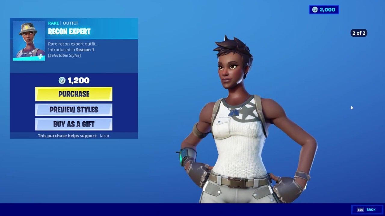 Recon Expert is back in the item shop?! - YouTube