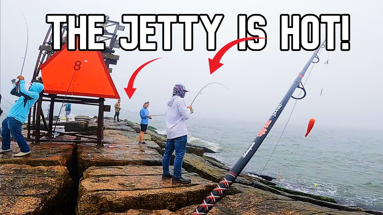 The Jetty is ON FIRE RIGHT NOW! (Jetty Fishing for Keepers) w ...