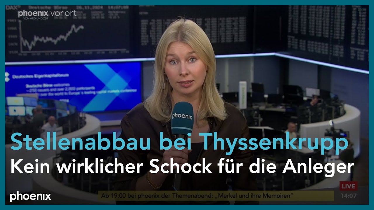 Anne-Catherine Beck zu den Stellenstreichungen bei Thyssenkrupp am 26. ...