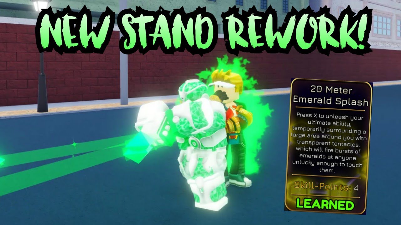 [YBA] Hierophant Green Rework Showcase! Its Amazing! - YouTube