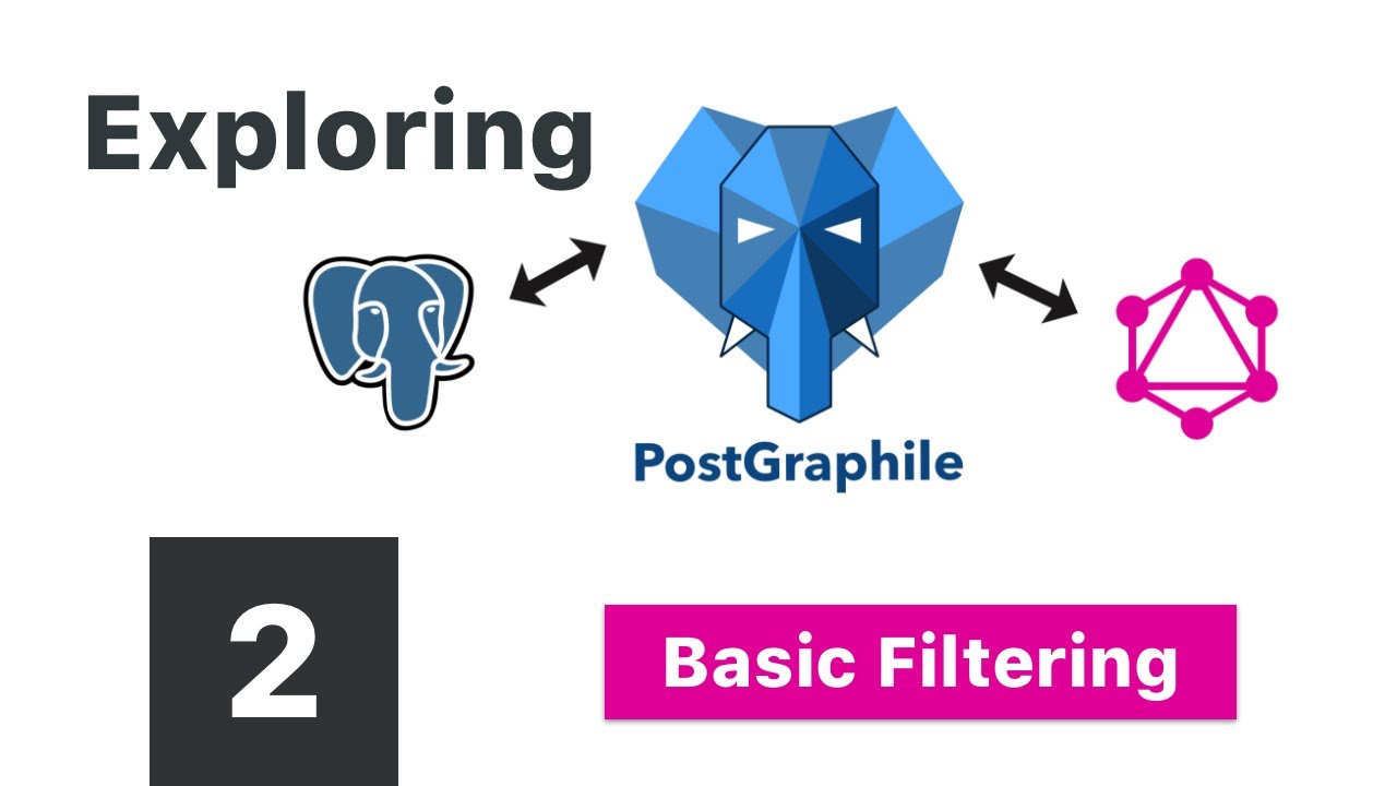 Basic Filtering in PostGraphile - Exploring PostGraphile 2 - YouTube